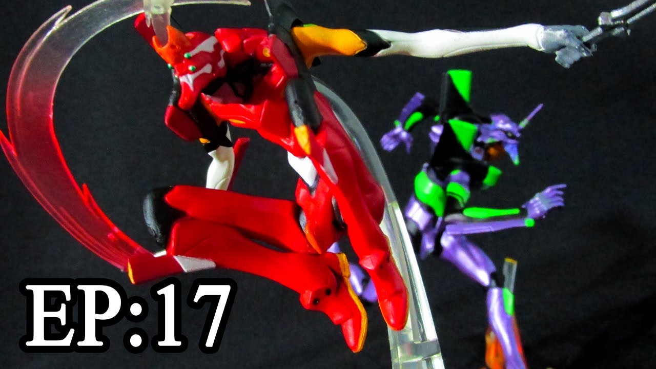 Eva-01 y Eva-02 (Scene of Evangelion, Bandai 2011) - YouTube