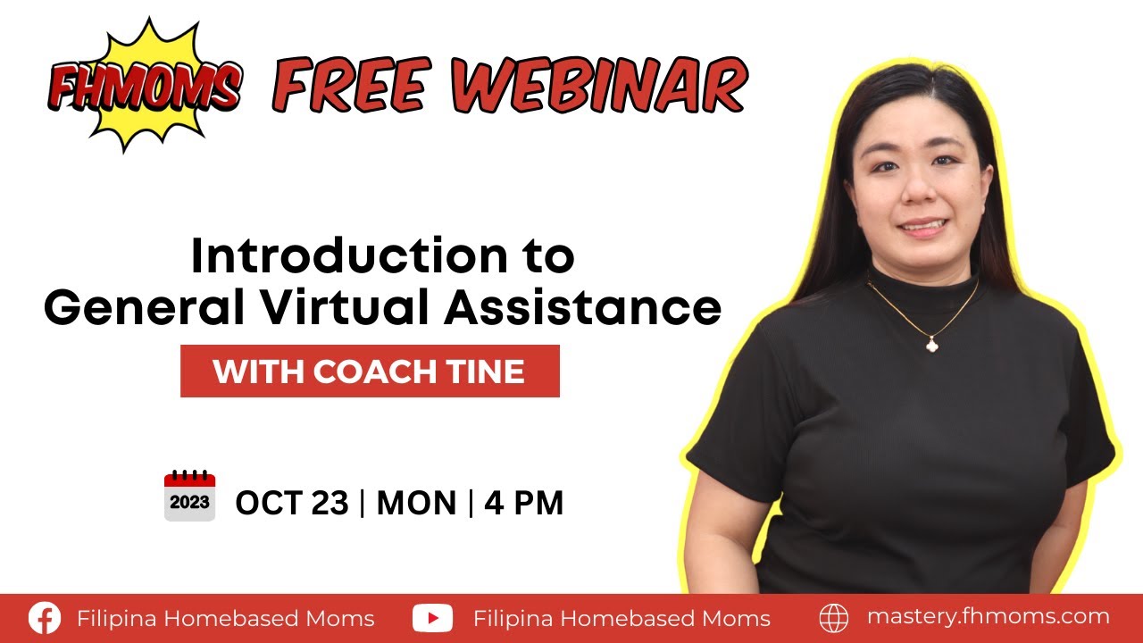 FREE WEBINAR: Introduction to General Virtual Assistance - YouTube