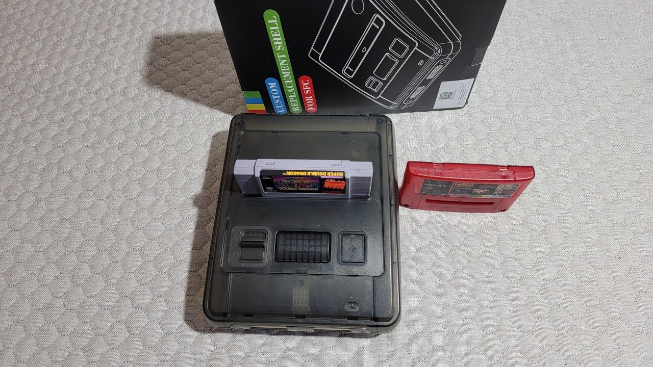 Super famicom case shell replacement(4xspeed) - YouTube