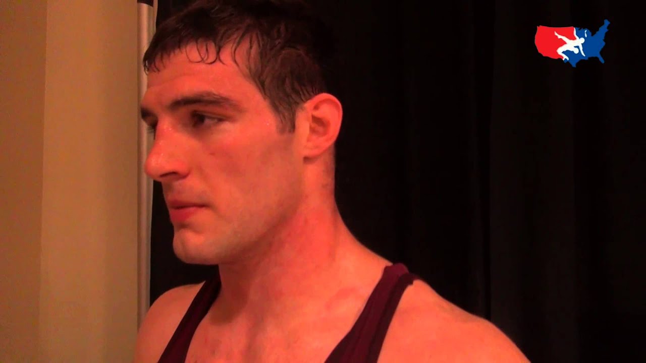 Scott Schiller (Minnesota) after 197 lbs. NCAA quarterfinals victory ...