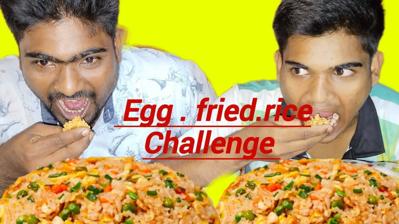 egg fried rice challenge khana challenge #viralvideo #challenge # ...