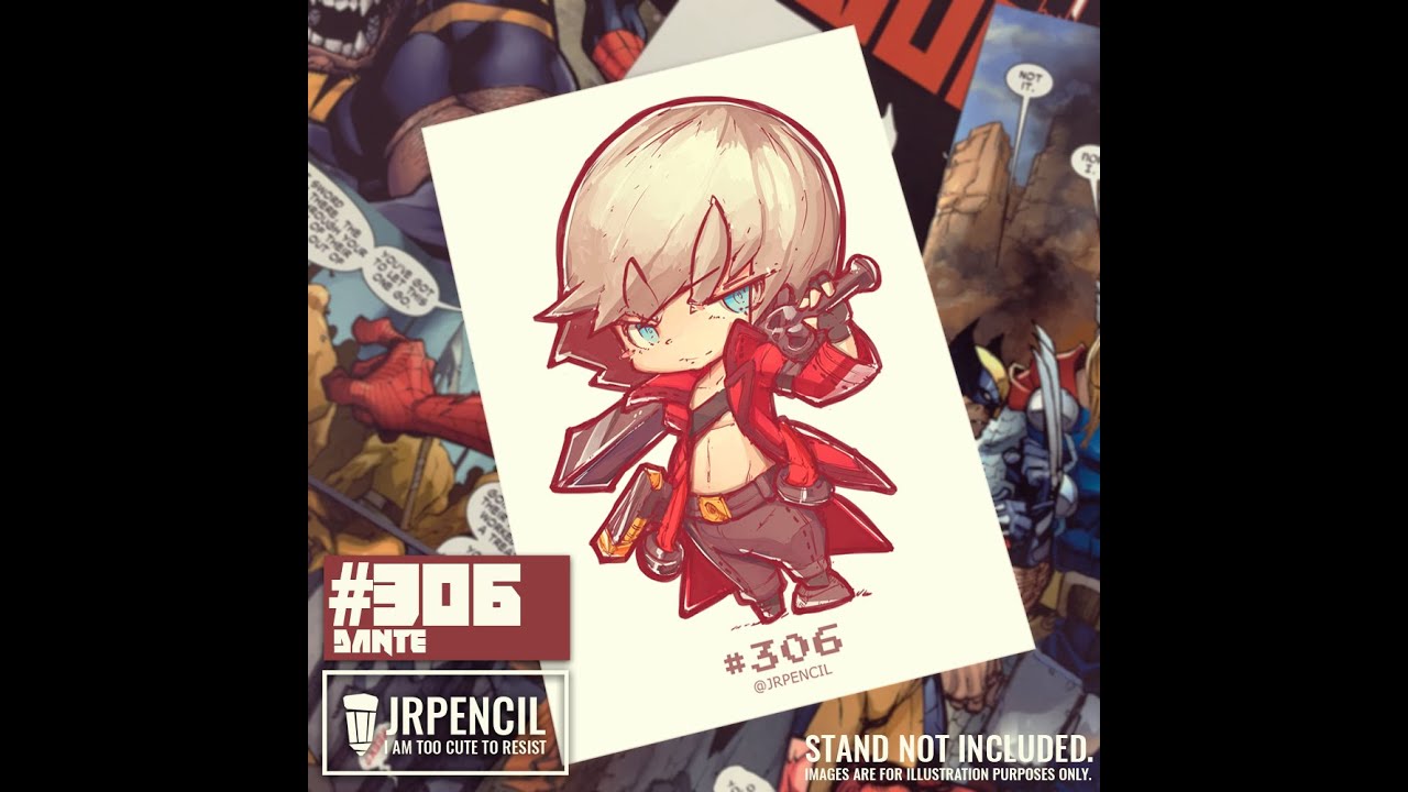 How to Draw a Cute Dante. I Got this. - YouTube