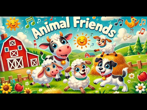 Animal Friends Song | Fun Farm Rhyme for Kids & Toddlers | Animal ...