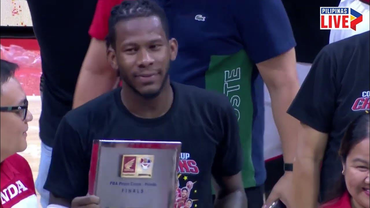 Finals MVP CJ Perez speech | PBA Season 48 Commissioner's Cup - YouTube