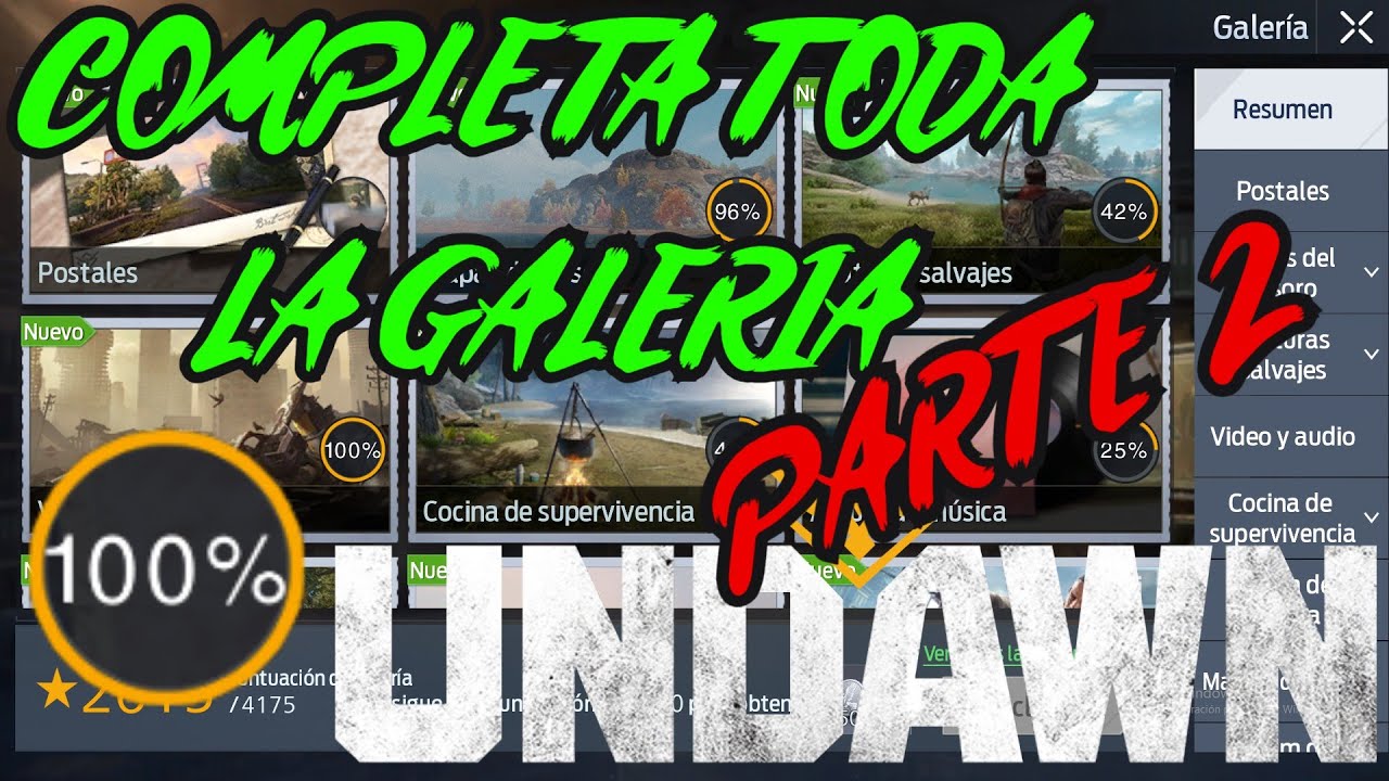 | UNDAWN | COMPLETA LA GALERIA! PARTE 2 MUCHA PLATA! - YouTube