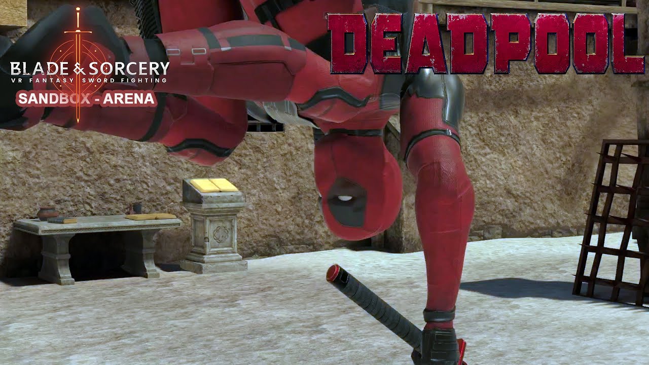 Deadpool Dikepung Musuh [3rd POV CAM] | BLADE AND SORCERY VR | Meta ...