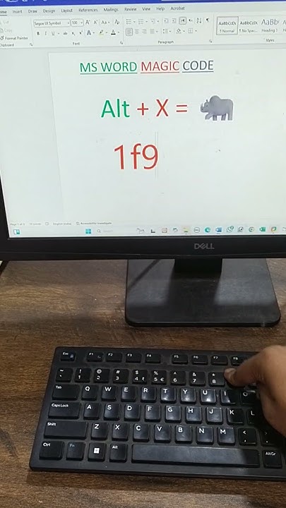 Ms Word Symbol Magic Code #computer #mswordmagic #microsoftwordtips # ...