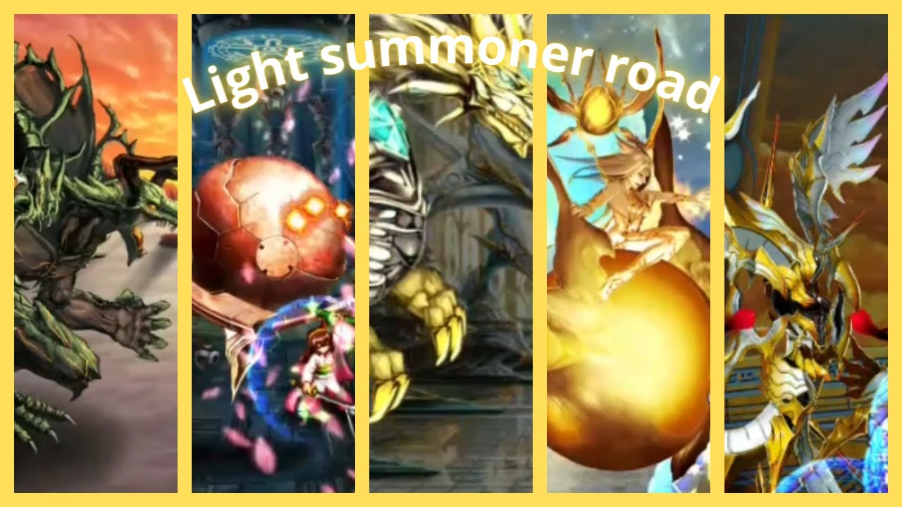Grand Summoners light summoner road - YouTube