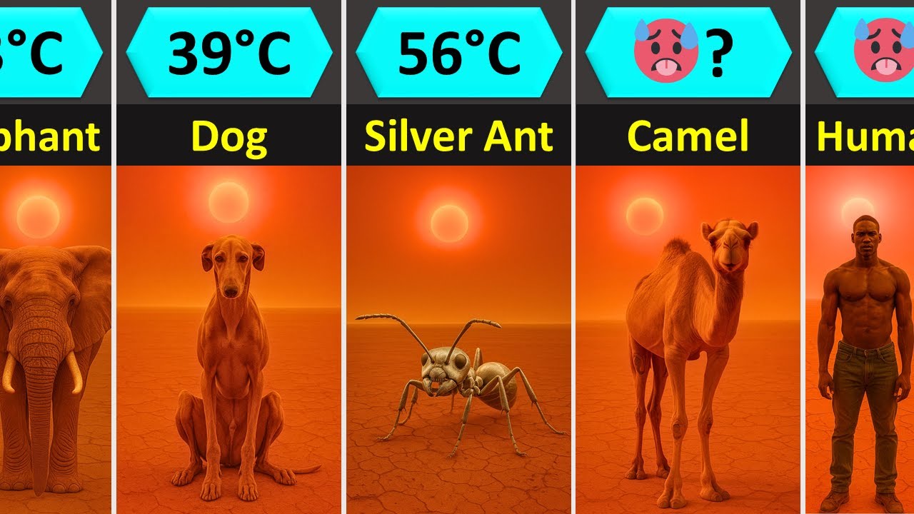 Animals Heat Tolerance Comparison | Which Animals Survive the Most Heat ...