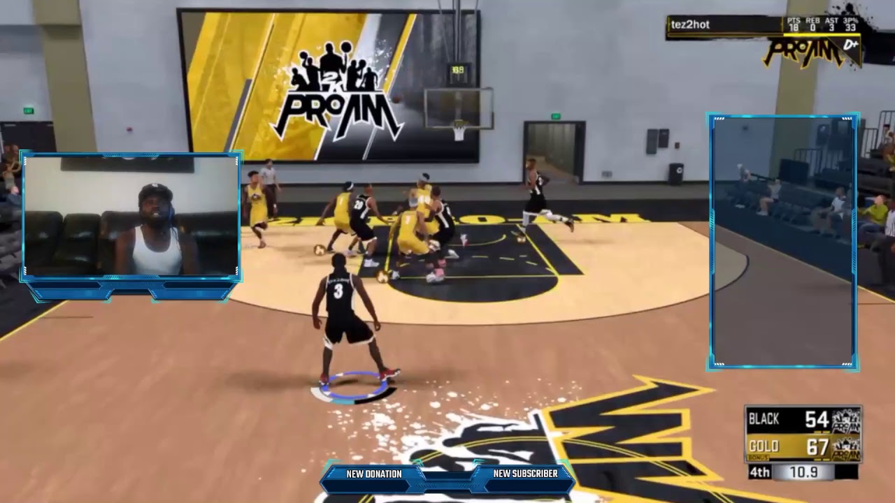 My NBA 2K livestream using stream labs obs - YouTube