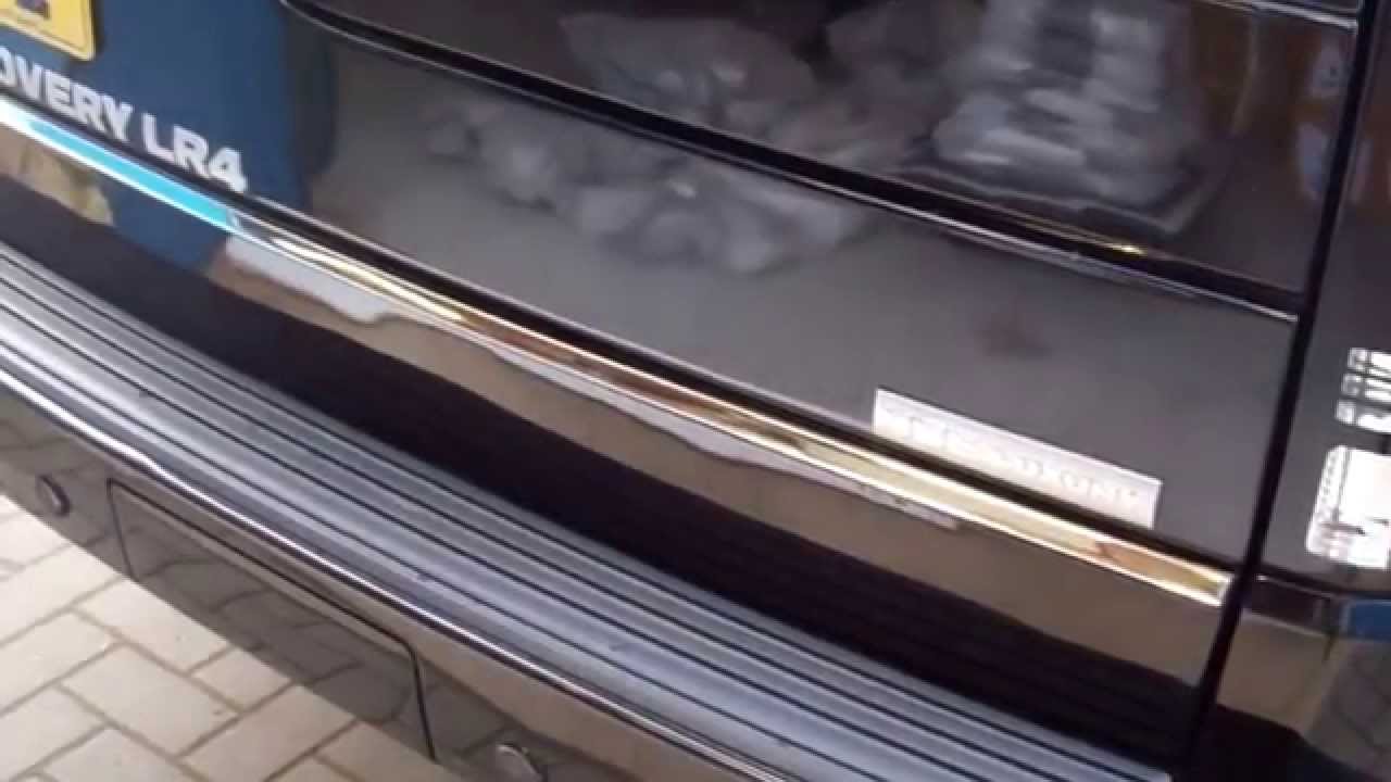 How to fit "HSE Luxury" rear door strip to Land Rover Discovery 3 LR3 ...