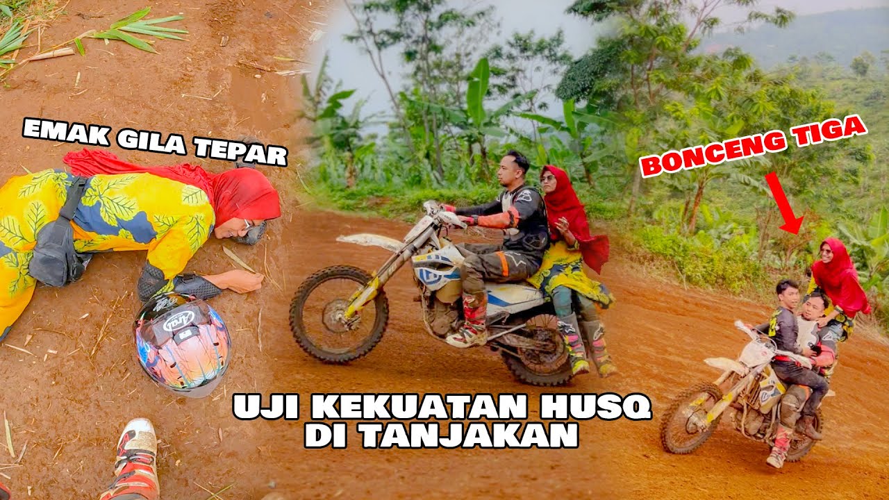 BONCENG TIGA DI TANJAKAN - YouTube