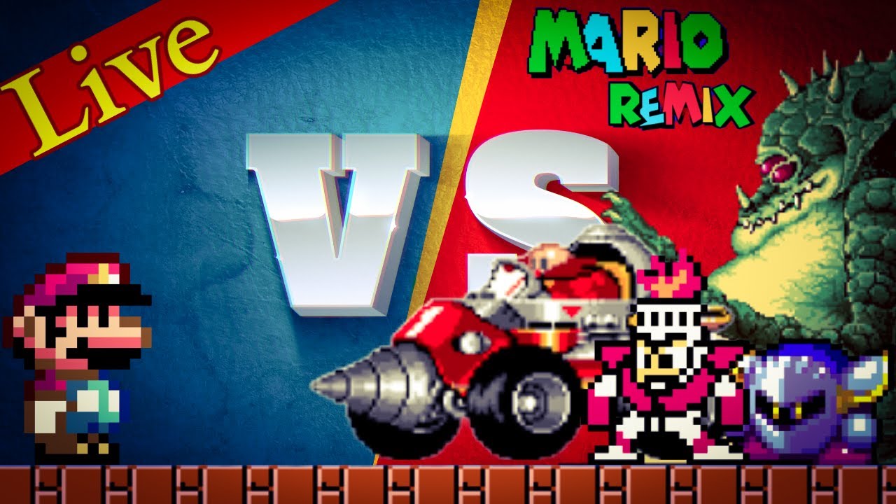 Mario VS Bosses From Other Games With No Power Ups!! - Mario Remix ...