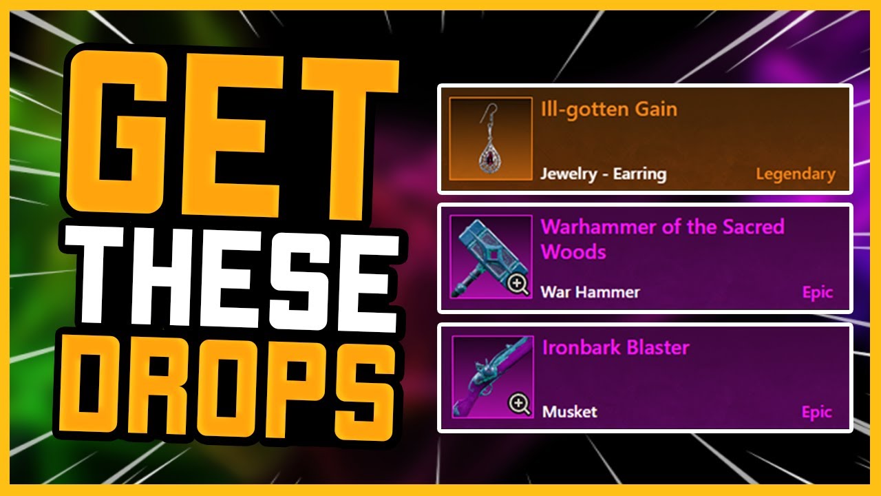 AMAZING EARRING / HAMMER AND MUSKET - NEW WORLD drop guide - YouTube