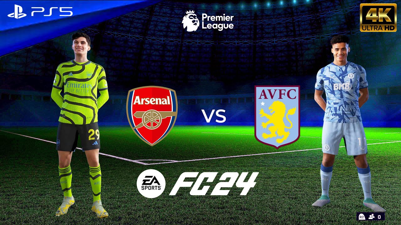 FC24 - Arsenal vs. Aston Villa - Premier League Full Match | PS5™ [4K60] - YouTube