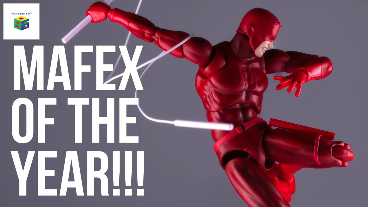 Medicom toy Mafex No.218 Daredevil Comic Ver. Review - YouTube