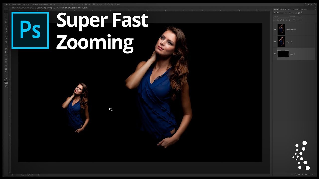 Super Fast Zooming with Scott Kelby | Photoshop Quick Tip - YouTube