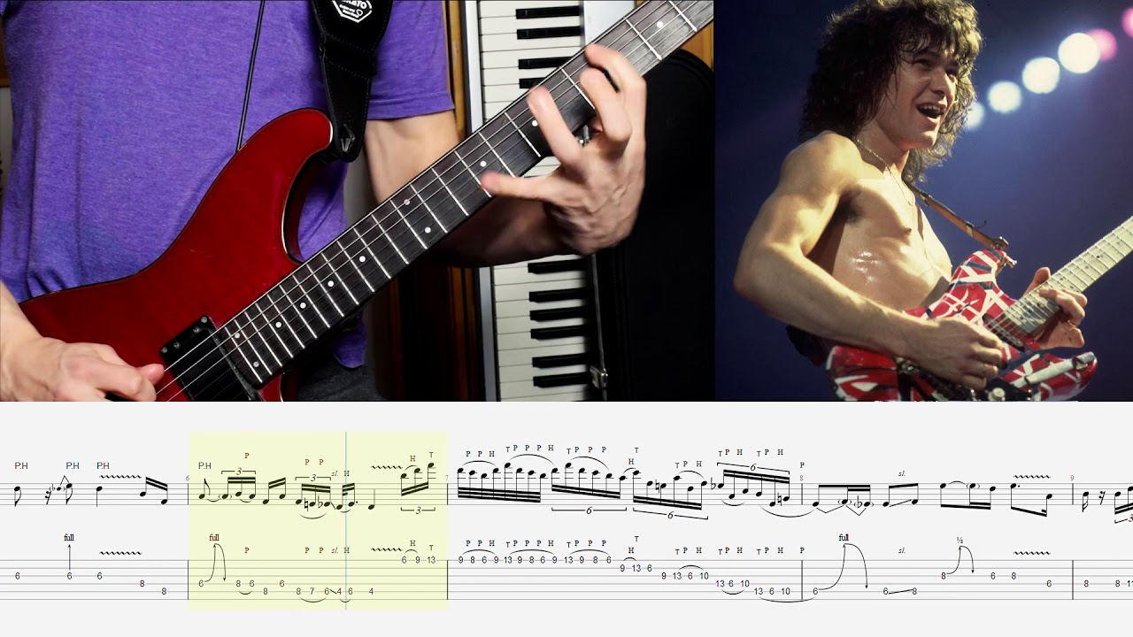 Van Halen - Jump (guitar solo tab) - YouTube