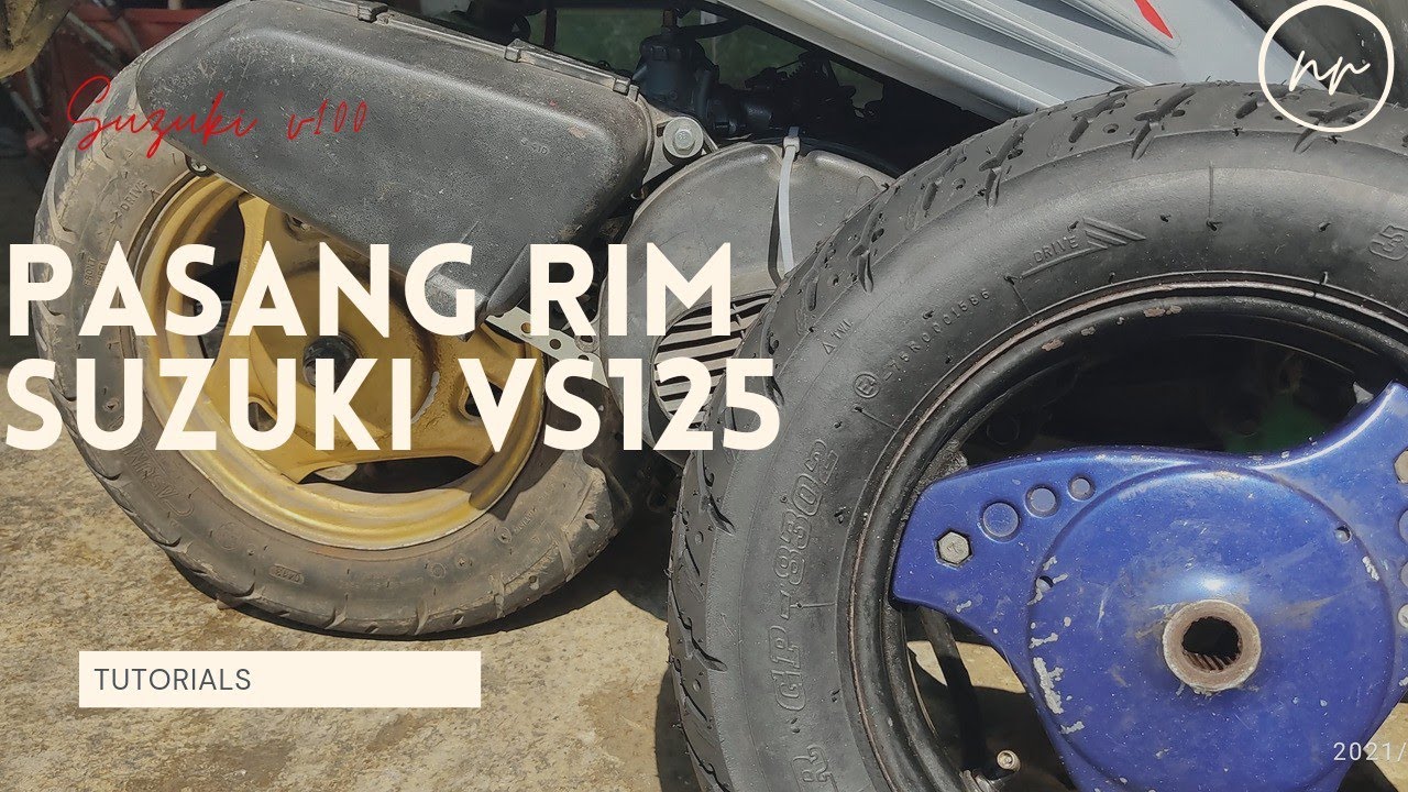 tutorial swap rim Suzuki v100 to VS125 #suzuki #vs150 #vs125 # ...