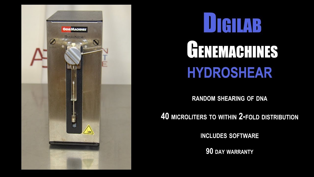 Digilab Genemachines Hydroshear (1981 DNA) - YouTube