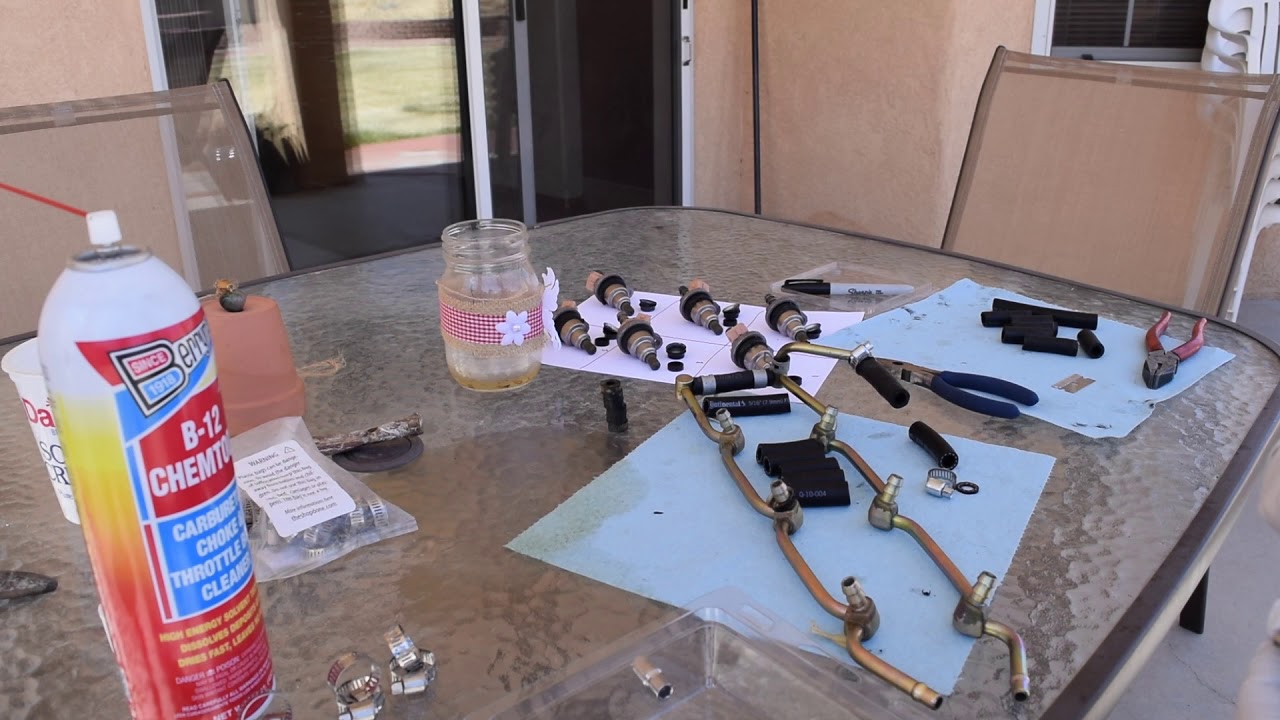 How to redo your fuel rail (300zx z31) - YouTube