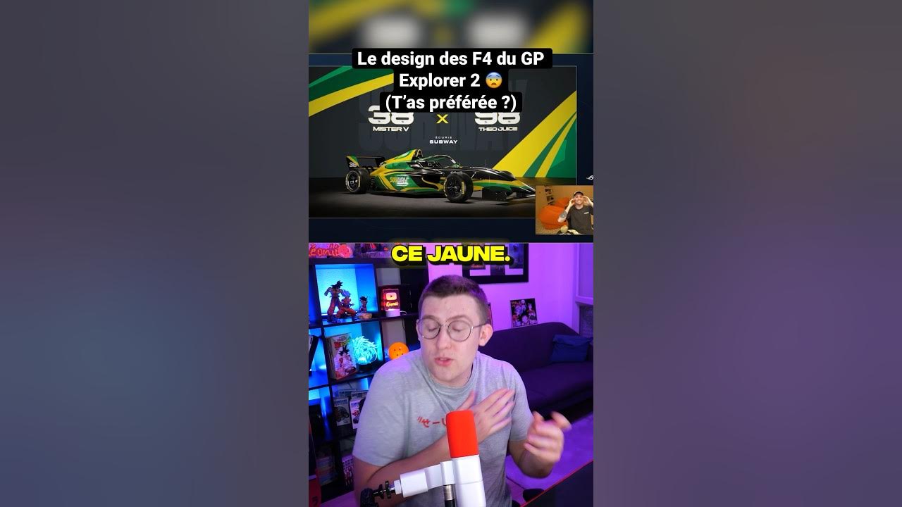 Le Design Des F4 Du Gp Explorer De Squeezie 😨 Partie 2 Shorts