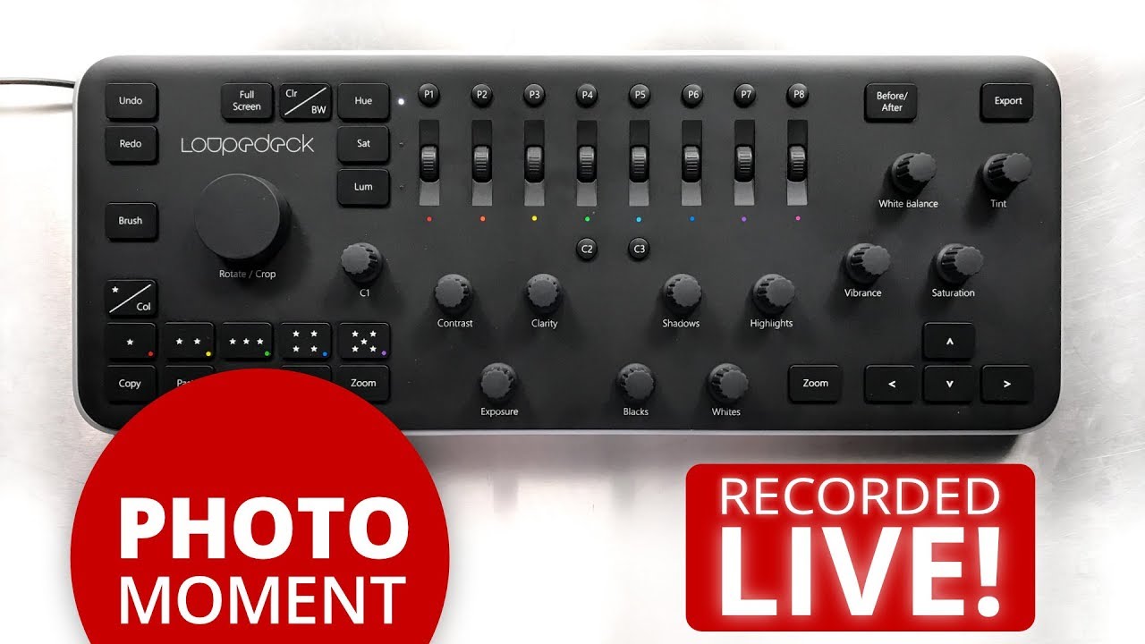Loupedeck Dedicated Controller for Lightroom - First Look - YouTube