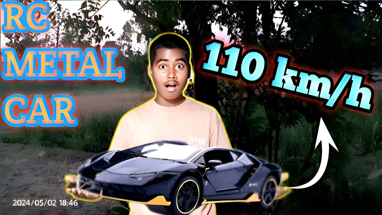 Metal RC car with remote control racing RC car # high speed racing car ...
