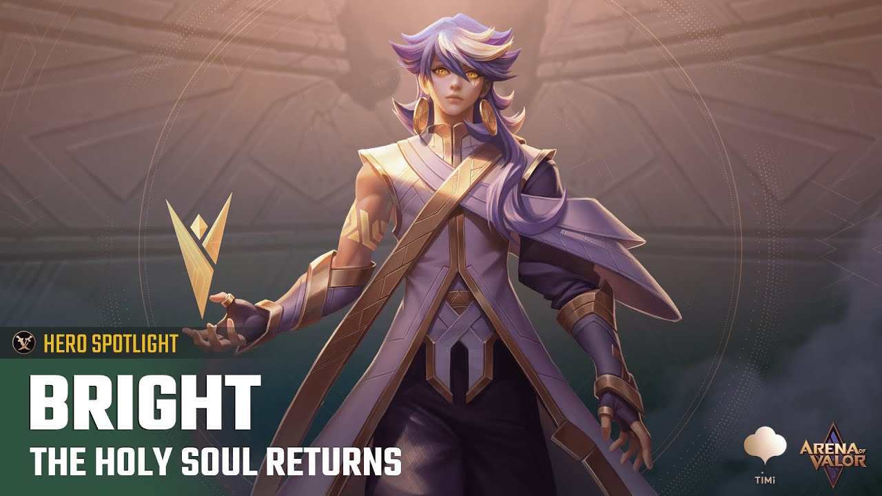 Hero Spotlight | Bright - The Holy Soul Returns | Arena of Valor - TiMi ...