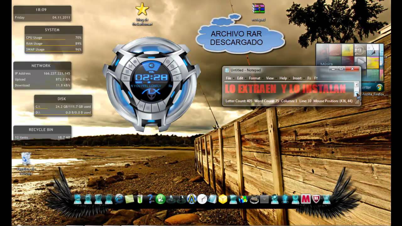 NOTEPAD FULL TRANSPARENTE__HD.. - YouTube