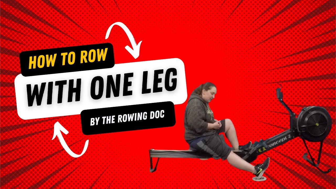 How To Use The Rowing Machine With One Leg - YouTube