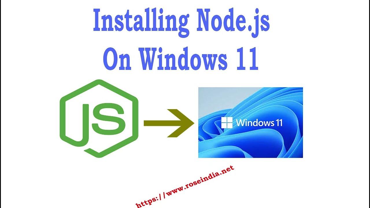 How to install latest node.js on Windows 11? - YouTube