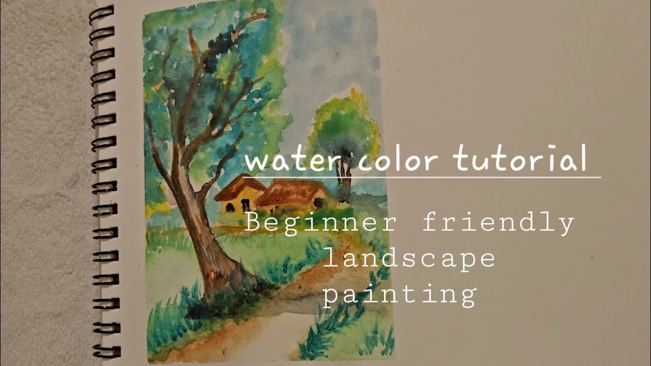 simple watercolor painting tutorial |EASy PAINTING STEP BY STEP | # ...