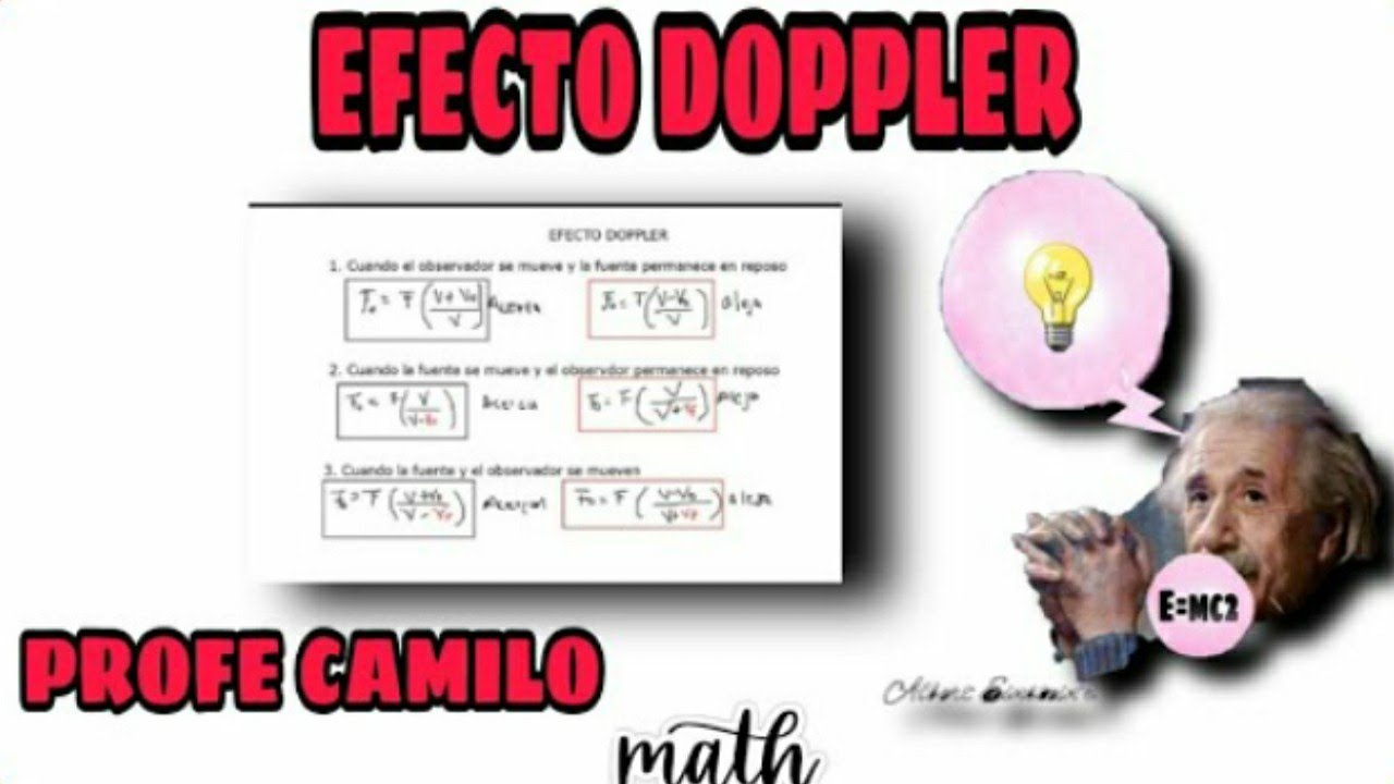 EFECTO DOPPLER - Formulas y ejemplo facil | Profe Camilo Math 2 - YouTube