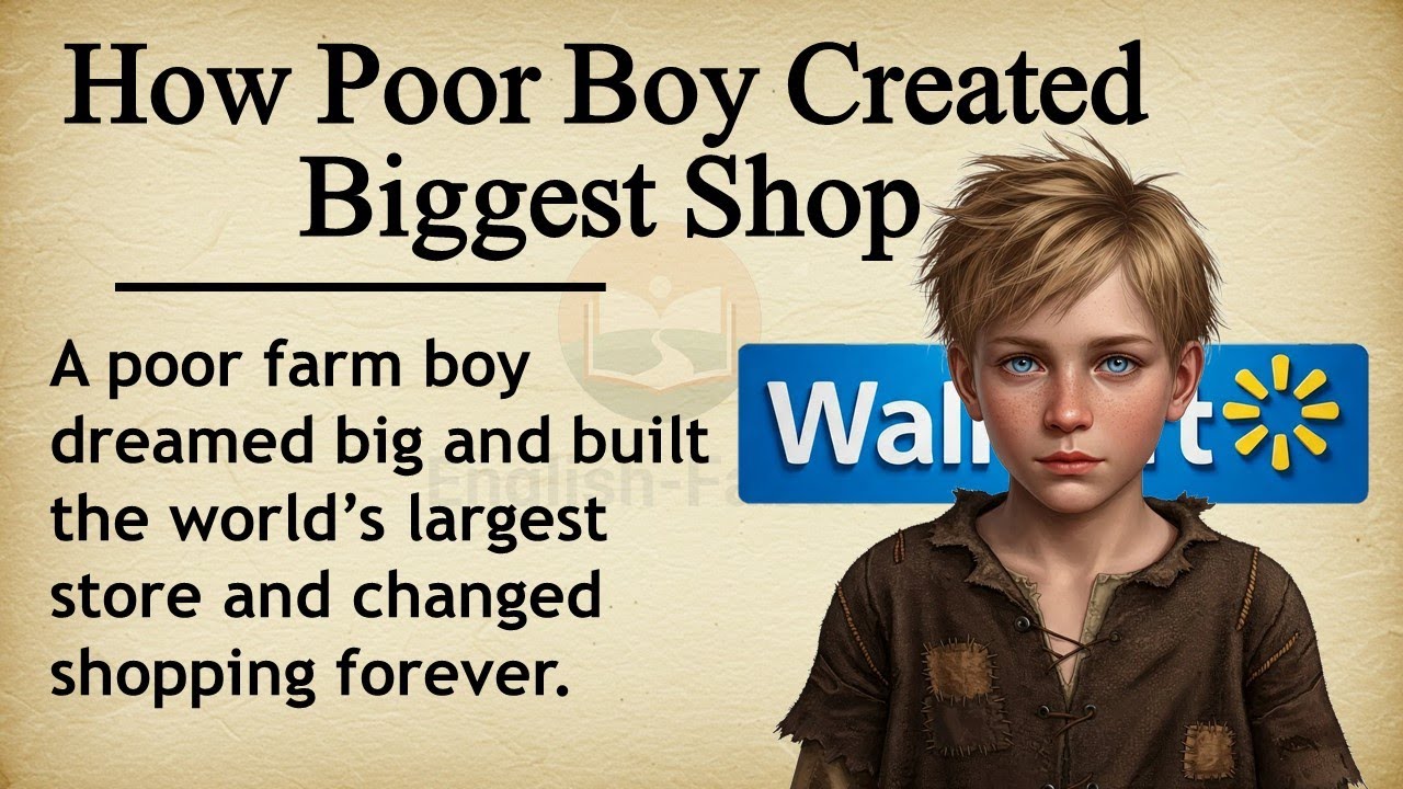 Poor Boy Creates Walmart || 🏪🛒 Learn English Through Story Level 3 ...