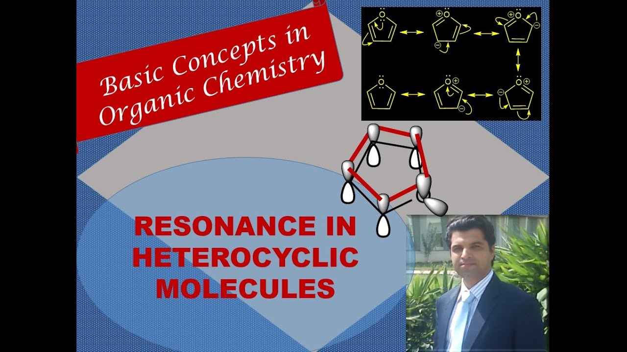 Resonance part 2 | heterocyclic molecules | Organic chemistry - YouTube