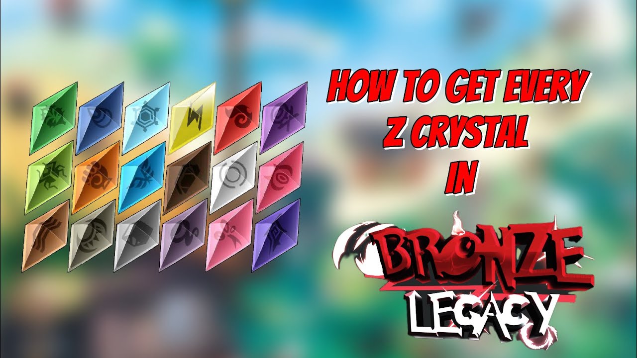 How to get every NEW Z-Crystal in POKÉMON BRICK BRONZE! - YouTube