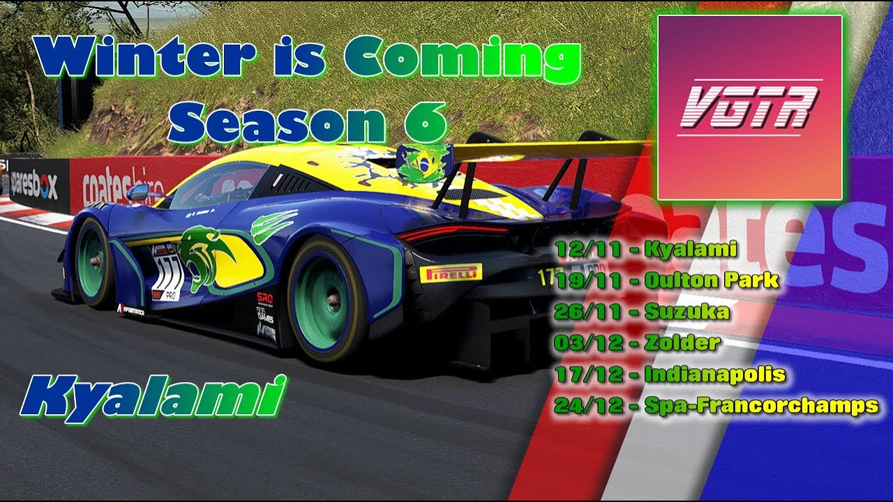 VGTR - Winter is Coming S6 @ Kyalami - 1ª Etapa - YouTube