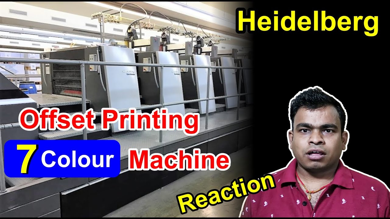 Heidelberg 4 color offset machine | Heidelberg Speedometer offset ...