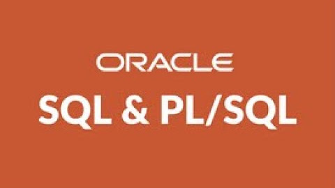 ORACLE (SQL & PL/SQL) - YouTube