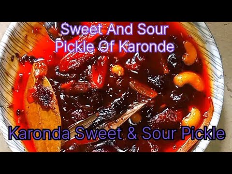 Karonde Ki Khatti Meethi Chutney || Karonda Karvand kalakai or Chalkai ...