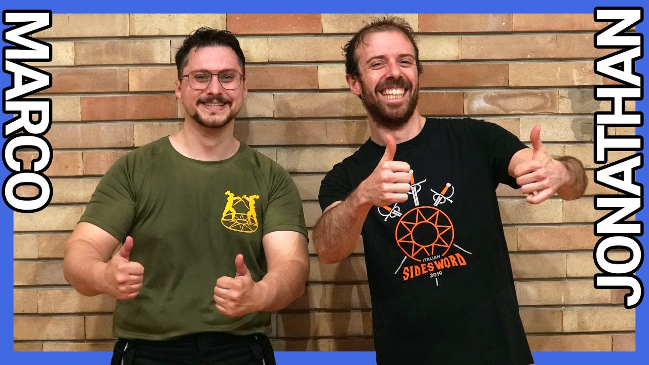 Sword and rotella - HEMA sparring - Marco VS Jonathan - YouTube