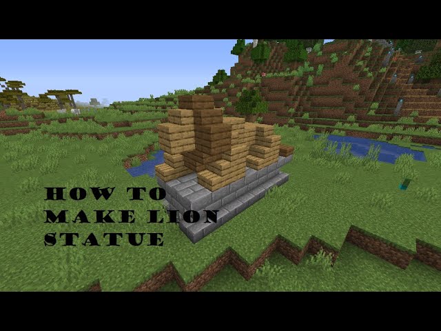 Minecraft Lion Statue