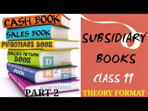 Cash Book | Simpel Cash Book | Double | Subsidiary Books of Account ...