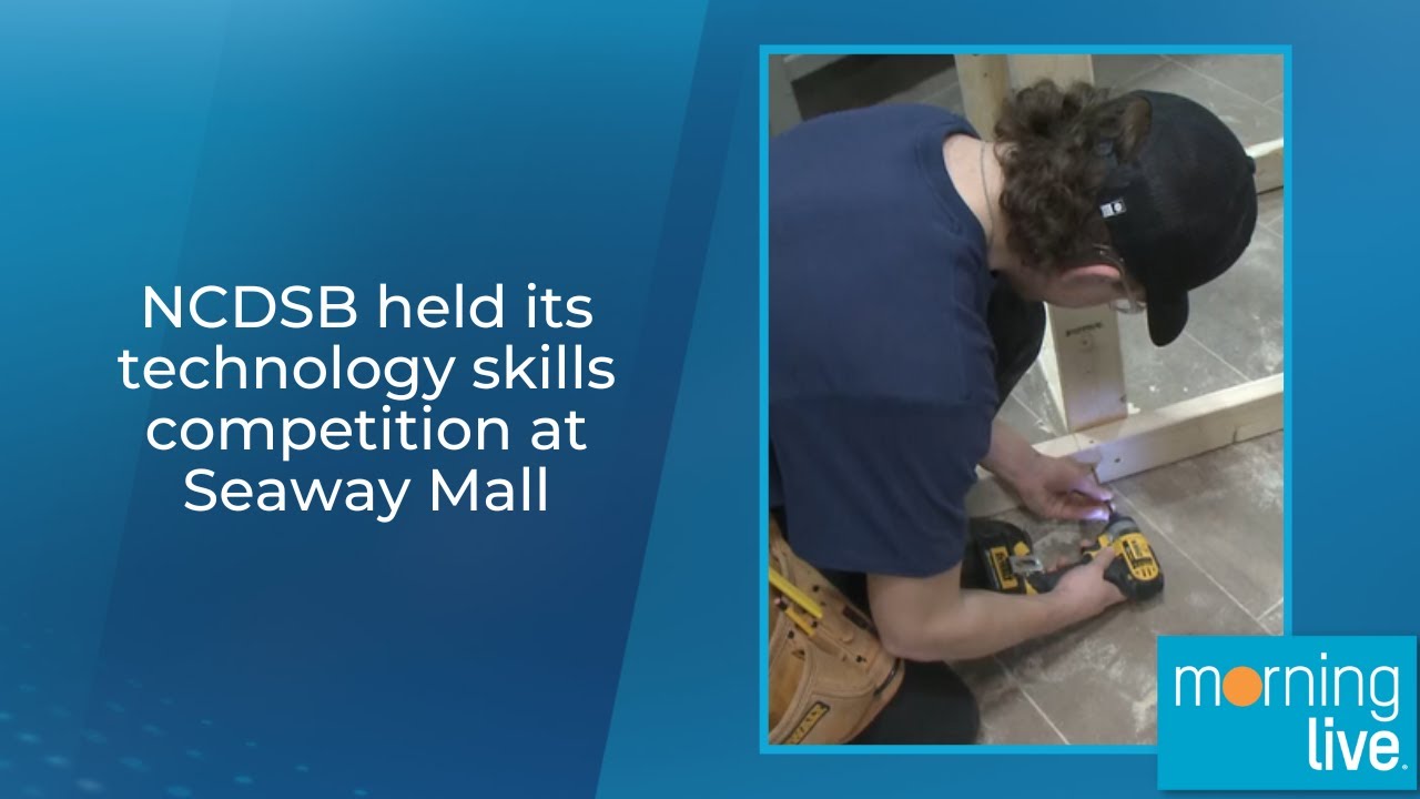 NCDSB held its technology skills competition at Seaway Mall - YouTube