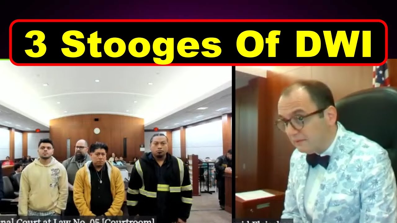 3 Stooges Of DWI Judge David Fleischer | Vikky's Court Watch - YouTube