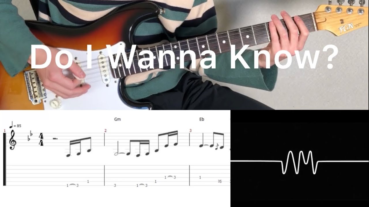 Arctic Monkeys - Do I Wanna Know? (guitar cover with tabs & chords ...