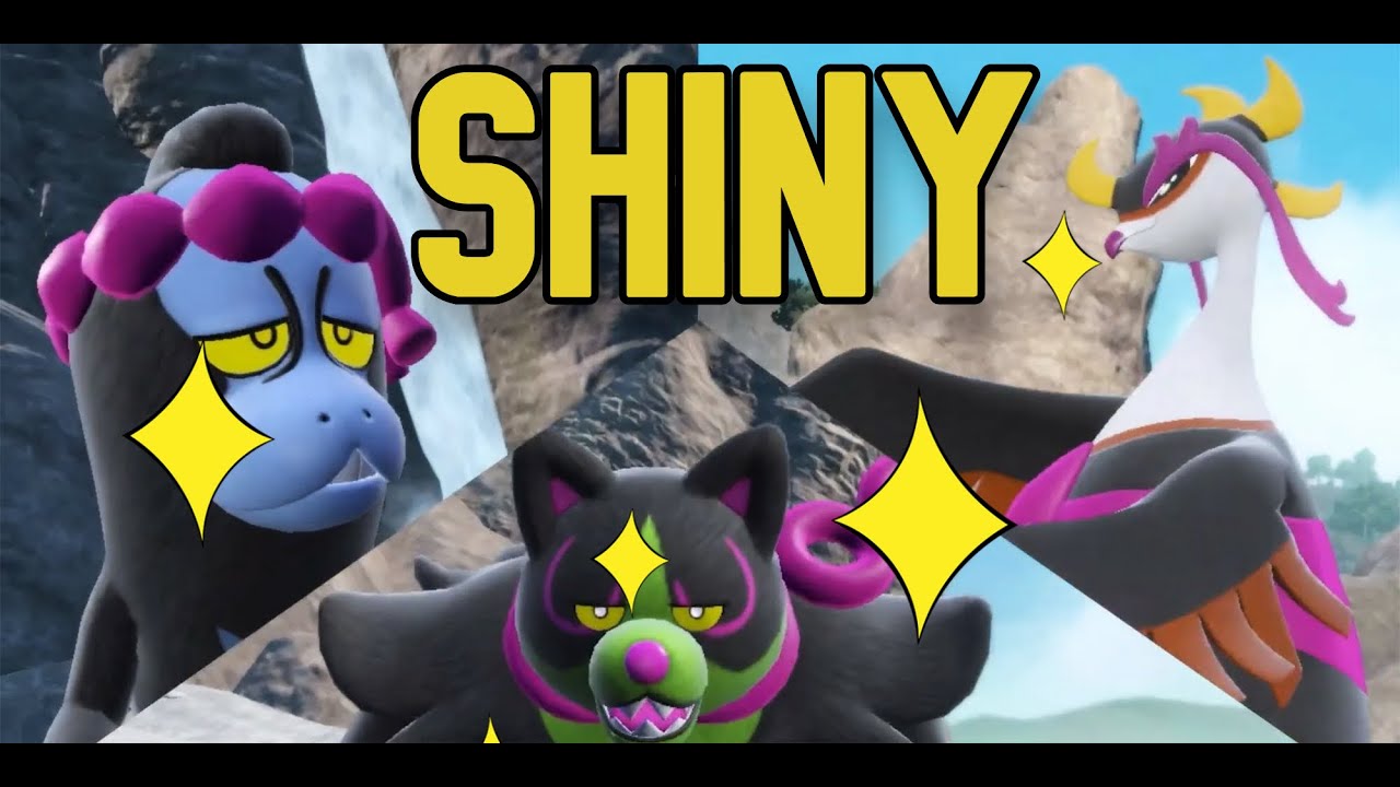 New Shiny Pokemon Okidogi, Munkidori and Fezandipiti [Pokemon Scarlet ...