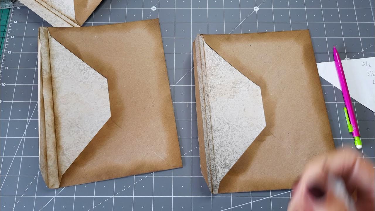 Envelope folder, craft with me, part 1 - YouTube