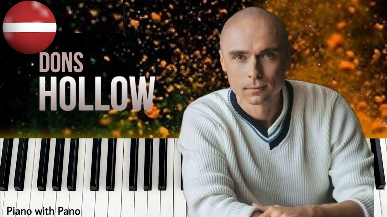 Dons - Hollow | Latvia 🇱🇻 | Piano Cover | Eurovision 2024 - YouTube